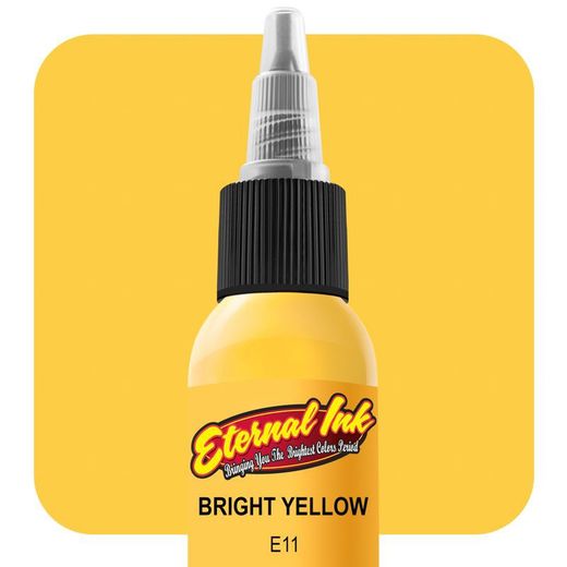 Bright yellow Eternal ink etby — JatattooArt
