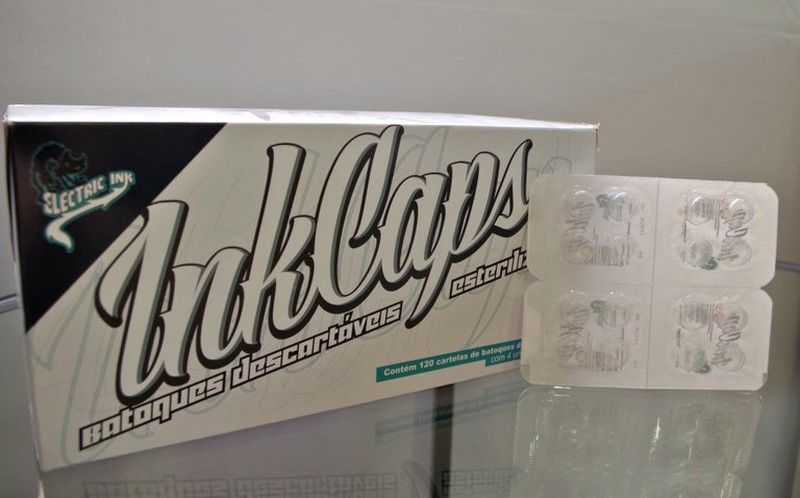 Caps esteriles Electrik Ink. 480 u. — JatattooArt